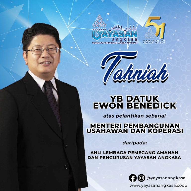 YB Datuk Ewon Benedick sebagai Kementerian Pembangunan Usahawan dan ...